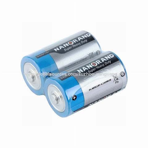 Buy Wholesale China Carbon Zinc Dry Cell Battery 1.5v R20p C Size Um1 ...