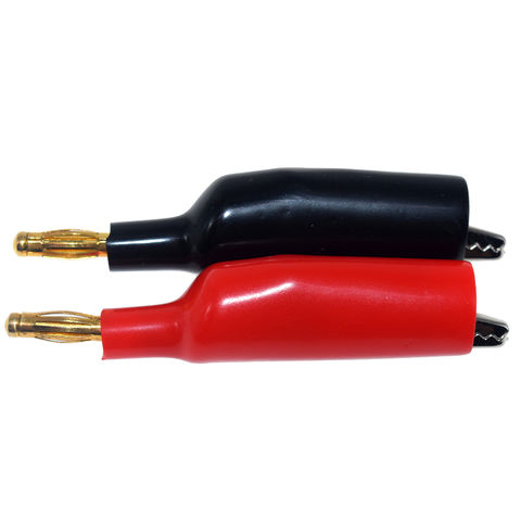 Buy Wholesale China Nuelead Gold Plating 4mm Banana Plug To Alligator ...