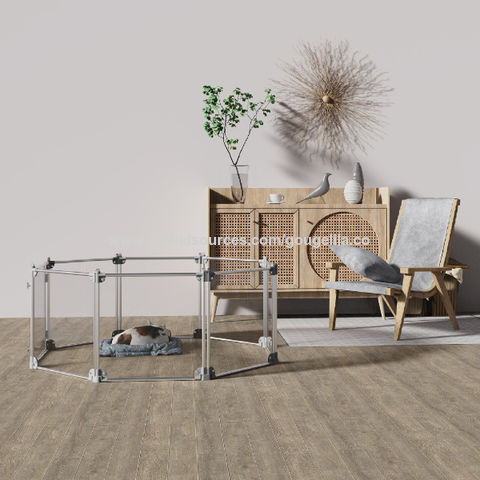 Clear Modern Acrylic Pet Playpen Indoor $125 - Wholesale China Acrylic ...