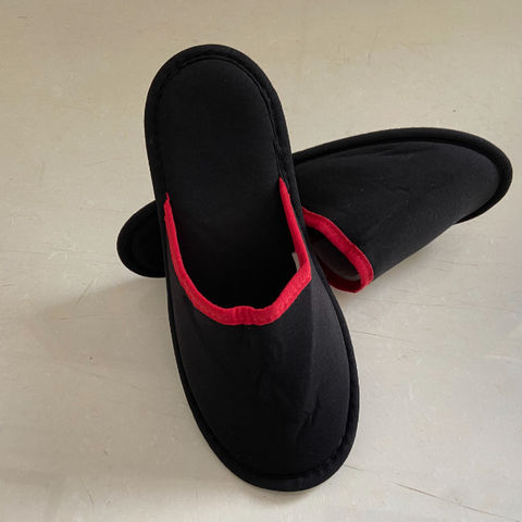 Buy Wholesale China Velvet Slipper Hotel Bathroom Slipper Airline ...