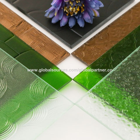 Buy Wholesale China Tinted Patterned Glass,colored Patterned Glass, 3.5 ...