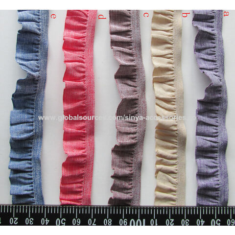 Buy Wholesale China Ruffle Ribbons, 2cm Wide. Available In Different ...