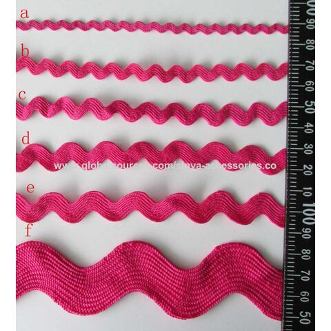 Buy Wholesale China Ric Rac Trimmings, Available In Different Sizes And ...