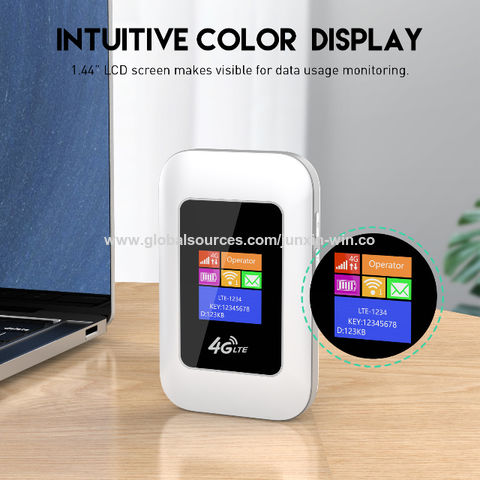 Buy Wholesale China Lcd 4g Lte Wireless Router, Pocket Cat4 4g Lte Wifi ...