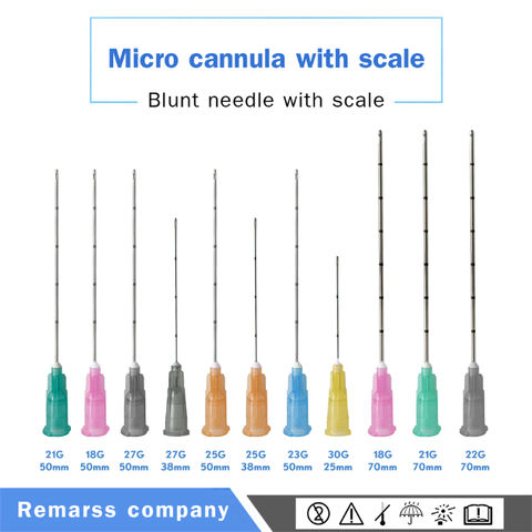 Buy Wholesale China Dermal Fillers Blunt Tip Micro Cannula Injection ...