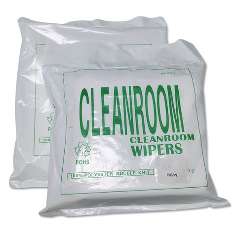 Buy Wholesale China 9"x9" Cleanroom Wipers 100% Polyester Cleaning Dust ...