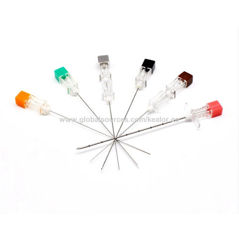Buy Wholesale China Spinal Needle With Introducer Quincke Tip23g 24g ...