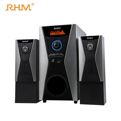 Rhm 6.5'' Subwoofer 2.1 Home Theater Speaker With Fm/bt/sd/usb/aux ...
