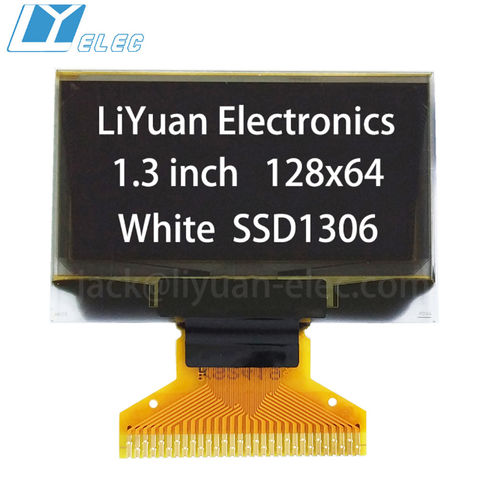1.3 '' Inch Small Oled Display 128*64 Ssd1306 White 1.3 Oled I2c Serial ...