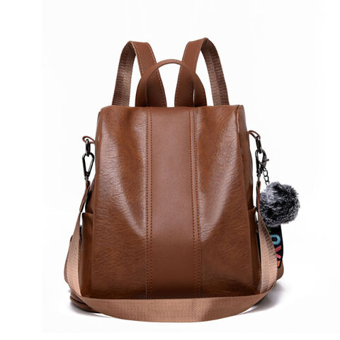 Bulk Buy China Wholesale Women Pu Backpack Casusal Leather Backpack New ...