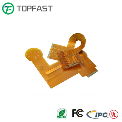 Buy Wholesale China Hot Selling Yellow Polyimide 0.1mm Drilling Aperture Flexible Pcb 94v0 Rohs ...