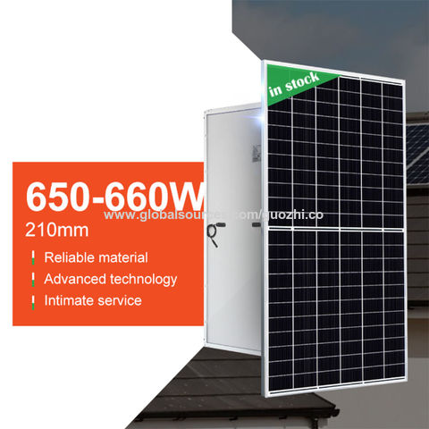 Buy Wholesale China Solar Higher Power Solar Panels 650w 665w 660w Mono ...