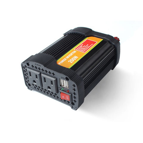 Buy Wholesale China Smart Car Power Inverter 200w 12v Pure Sine Wave Dc ...