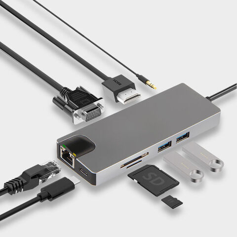 Buy Wholesale China Customize 9 In 1 Usb C Hub Type C Hub Multi ...