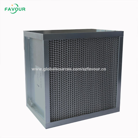 Buy Wholesale China Replacement Pleated Glassfiber Round Hepa H12 H13 ...
