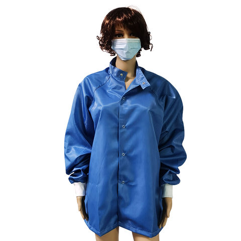 Buy Wholesale China 5mm Stripe Long Sleeve Safety Working Esd Anti ...