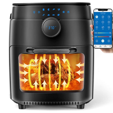 Buy Wholesale China Smart Wifi Air Fryer Oven Digital Touchsceen With ...