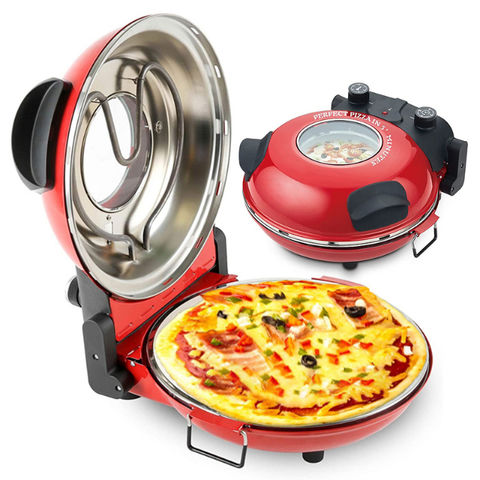 Buy Wholesale China Pizza Oven 1200w Electric Pizza Maker Oven Enamel ...