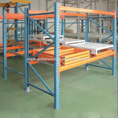 Buy Wholesale China Peterack Push Back Racking Warehouse Storage Heavy ...