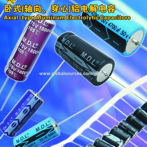 Buy Wholesale Taiwan Axial Standard Aluminum Electrolytic Capacitors Te ...