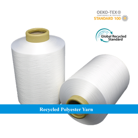 Buy Wholesale China Factory Recycled Polyester Dty Yarn For Knitting Weaving Yarn 75d/144f Aa/a ...