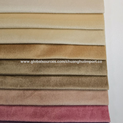 Buy Wholesale China Multiple Colors Curtain Velvet Fabric, Polyester ...
