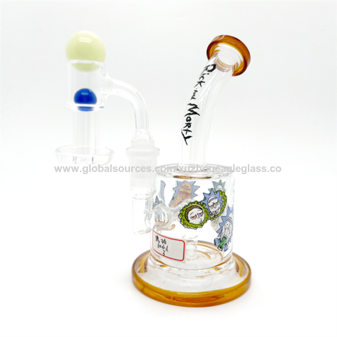 Buy Wholesale China 9 Inches Glass Bong Smoking Water Pipe Tobacco Pipe ...