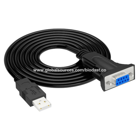 Buy Wholesale China Usb2.0 To Rs232 Cable 1.8m, Usb Am To Db9 Female ...