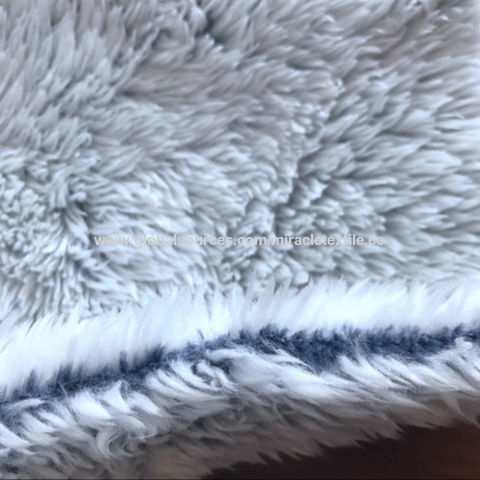 Buy Wholesale China Back Print Tip Fleece Fabric Knitted Polyester ...