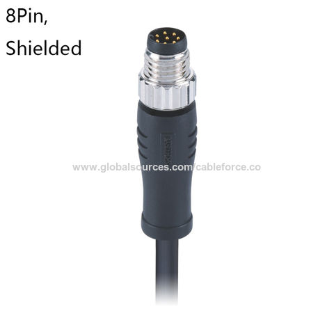 Buy Wholesale China M8 Sensor Connector M8 8 Pin Male Straight ...