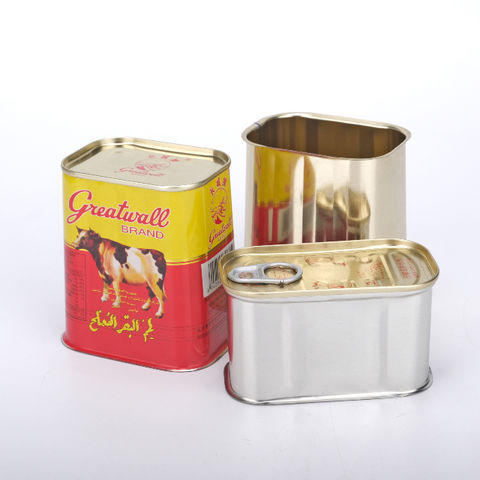 Buy Wholesale China 340g Empty Rectangular Metal Can For Luncheon Meat ...