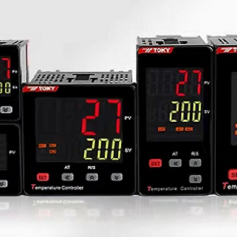 High Accuracy Industrial Thermostat Controller Big Led Display 2loop ...