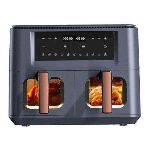 Buy Wholesale China Double Air Fryer With Dual Basket 9l Visible Window ...
