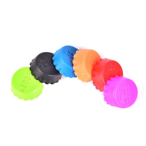 Buy Wholesale China Silicone Beer Bottle Cap Reuse Practical Colorful ...