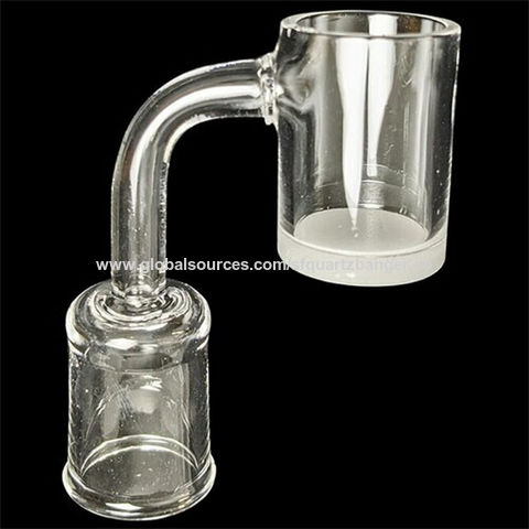 Buy Wholesale China High Grade Quartz Banger 25mm Flat Top White Bottom ...