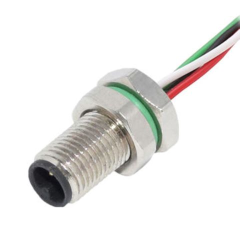 Buy Wholesale China Ip68 M5 3 Pin Male Panel Connector (front Fastened ...