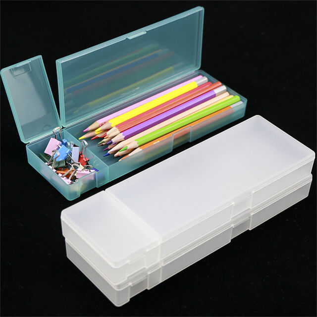 Crayon Water Color Writing Pencil Case Packaging Double Decker Pen Box ...