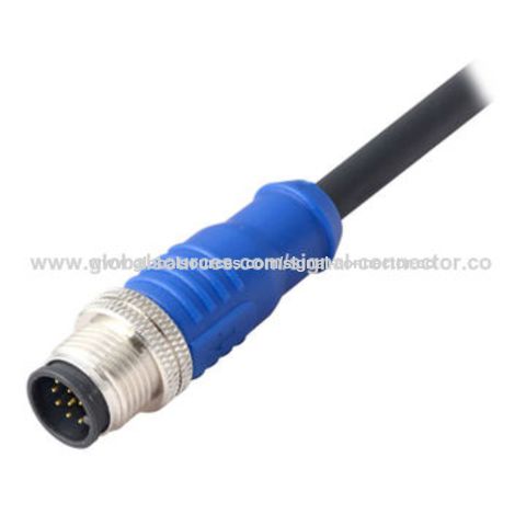 Buy Wholesale China M12 A Coding 12 Pins Waterproof Male Molding Cable ...