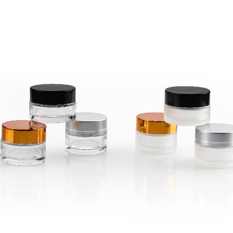 Buy Wholesale China 15g Jar Clear Amber Frosted Eye Cream 15g Glass Jar ...