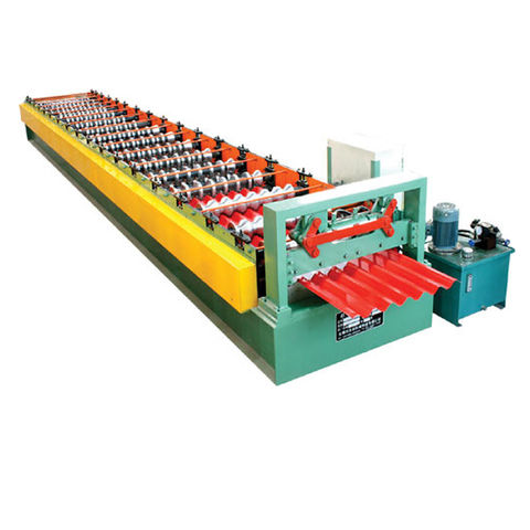 Buy Wholesale China Steel Roof Sheet Roll Forming Machine With Bar ...