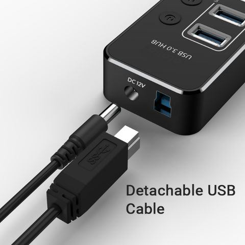 Buy Wholesale China 7 Ports Usb 3.0 Hub Plus One Fast Charging Usb Port ...