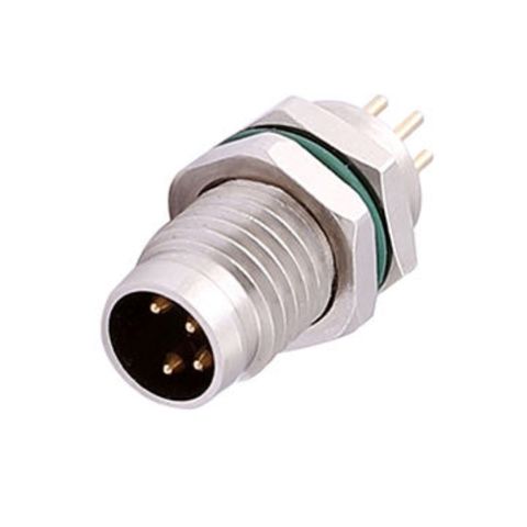 Buy Wholesale China Ip68 M8 5 Pin Male Panel Connector(front Fastened ...