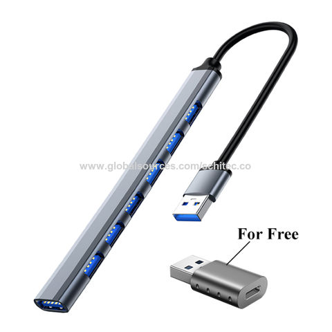 7 In 1 Usb 3.0 Hub Type C Adapter Multiport Hub Splitter 7 In 1 Usb 3.0 ...