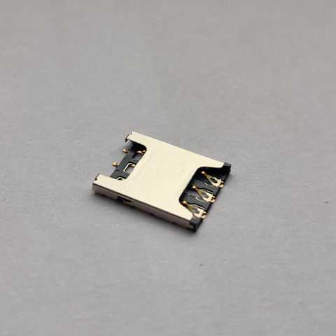 Buy Wholesale China Mup Nano Sim Card Connector, 6pin, H1.35mm ,without ...