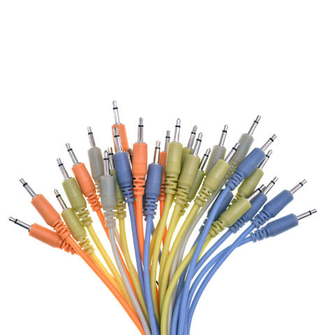 Nuelead New Design 3.5mm Mono Aux Glow In The Dark Patch Cable With ...