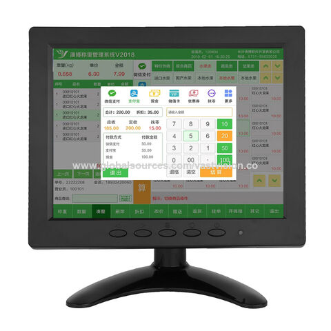 10.4 Inch Customer Pos Display ,second Display With Vga/av/hdmi/bnc ...