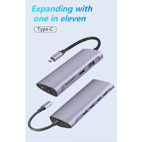 Buy Wholesale China Usb C Hub 3.0 11 In 1 100w Pd 3 Port Usb 3.0 Sd Tf ...