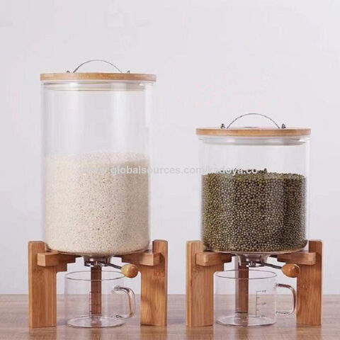 Buy Wholesale China 5l 8l Food Cereal Grain Rice Dispenser Storage ...