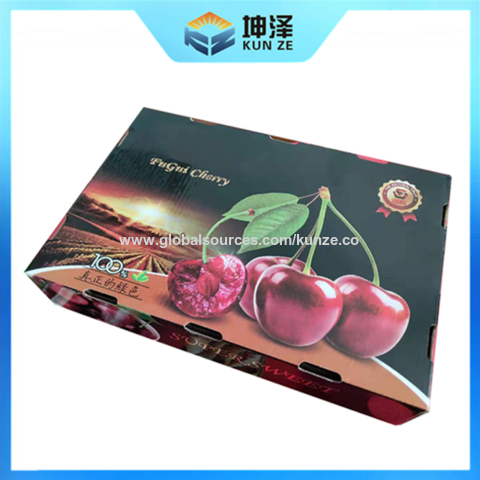 Buy Wholesale China Cherry Box Custom Printed Corrugated Boxes Oem ...