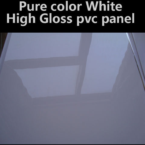 Buy Wholesale China Pure White Color Super High Gloss Pvc Panel Pure ...